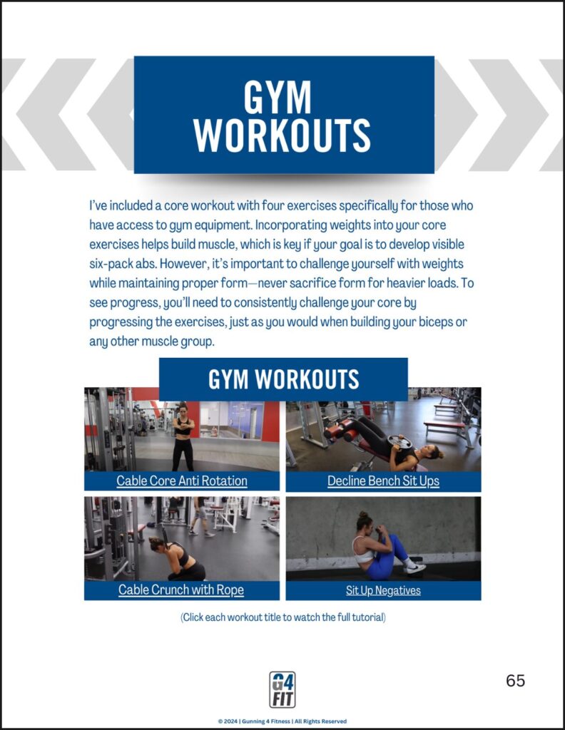 THE ULTIMATE CORE GUIDE - Gunning 4 Fitness
